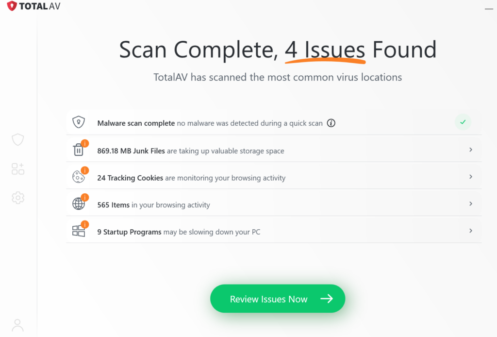 TotalAV Free Antivirus Download: No Cost Scan